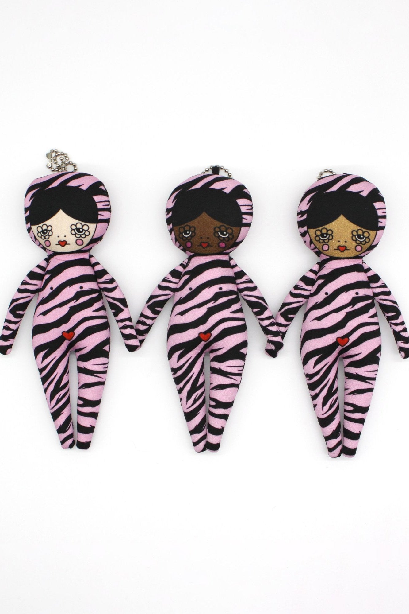6-inch Pink Zebra Bag Charm Doll – Slowly Slowly